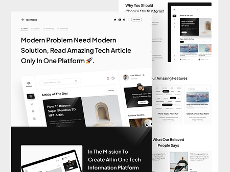 Browse thousands of Blog App images for design inspiration | Dribbble