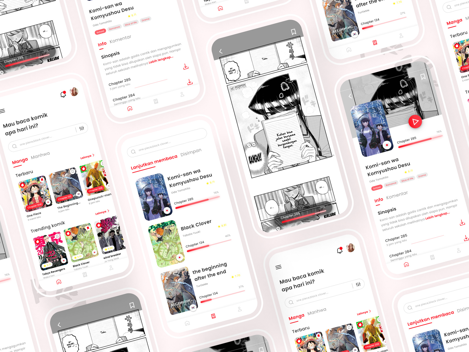 Comic app by BimGraph🐊 on Dribbble