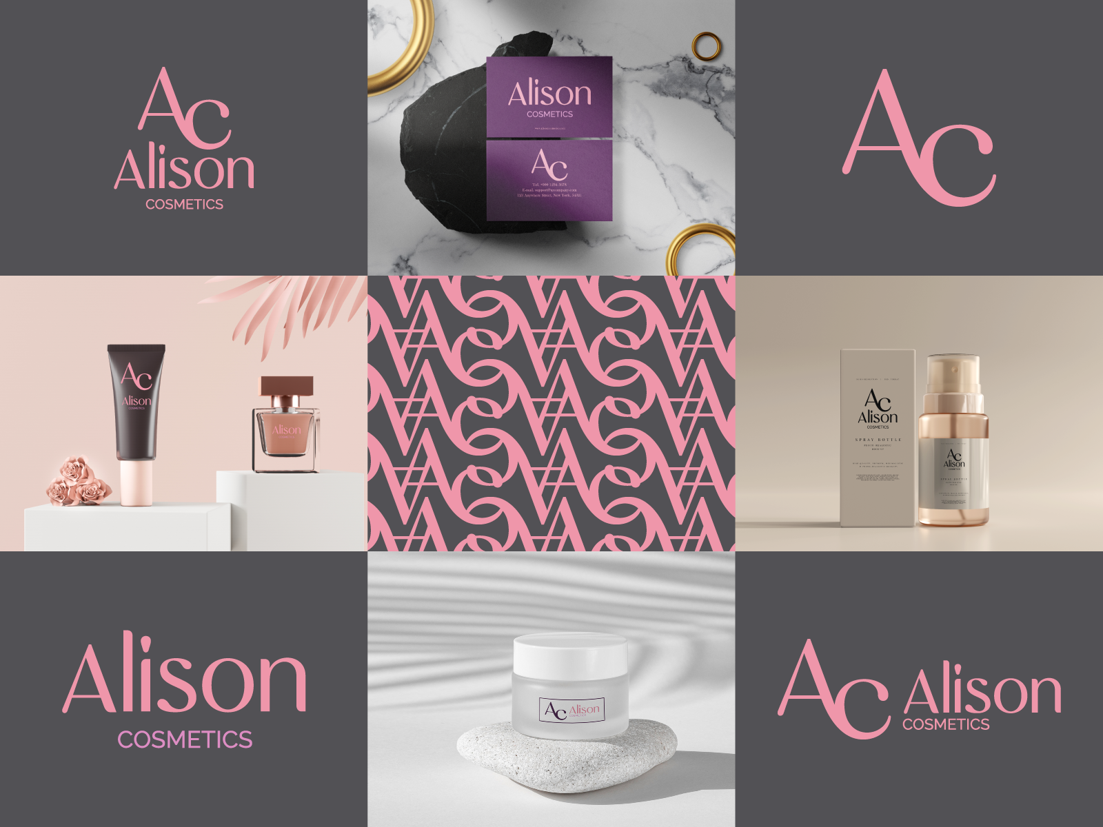 Alison cosmetics - Logo design by abdurrahimkhan_ on Dribbble