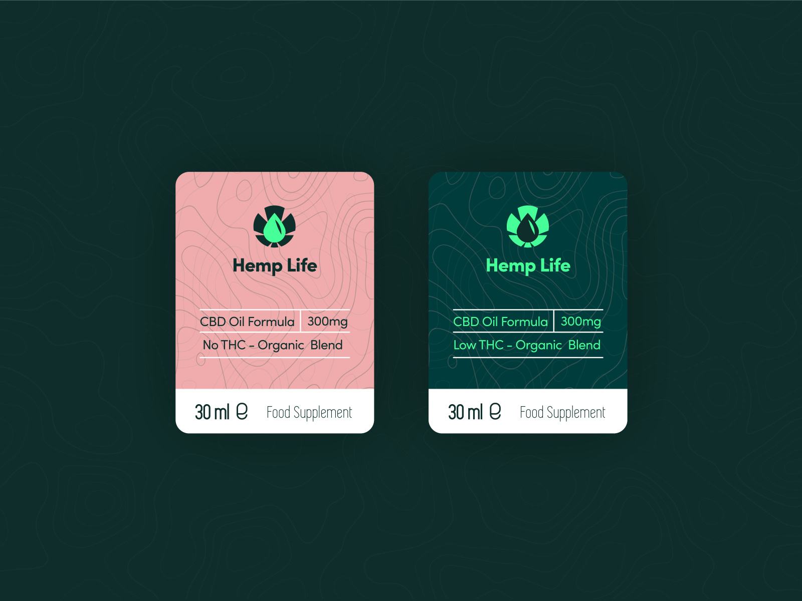 Hemp Life - Labels by Andrea on Dribbble