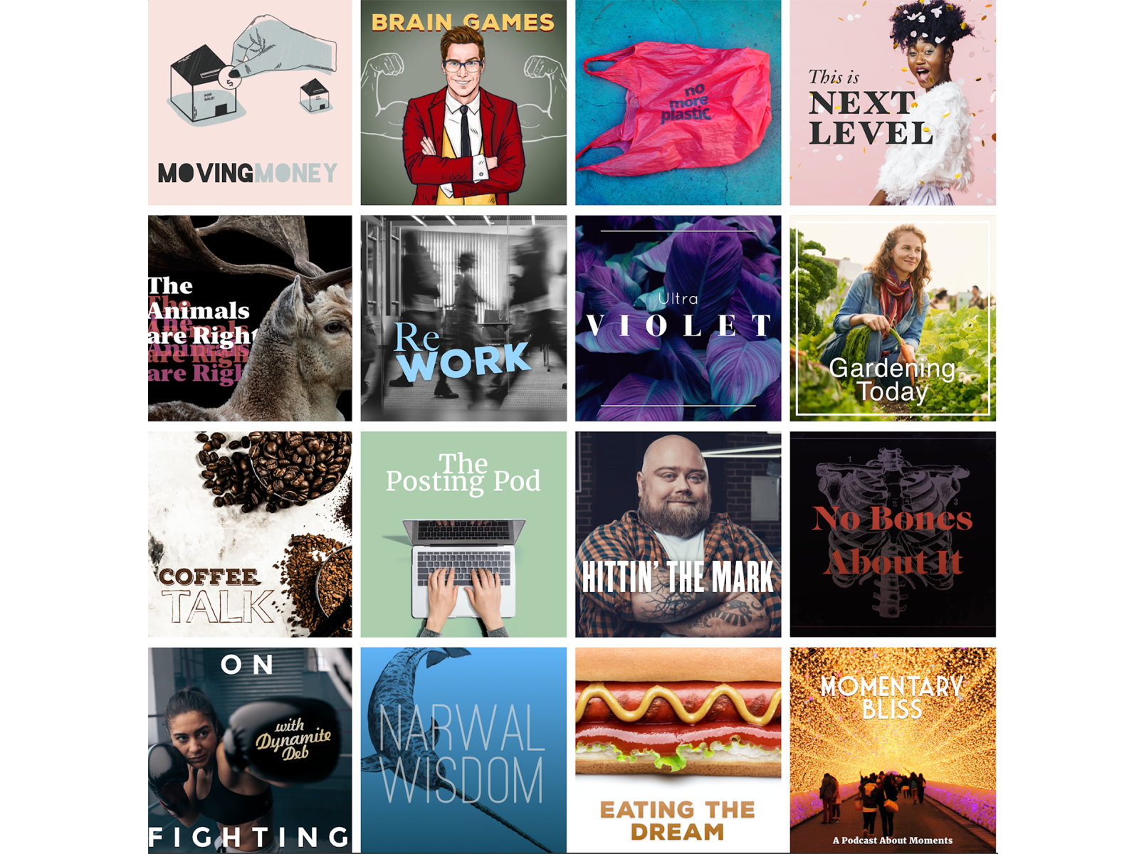 Fake Podcasts by Nick Boyer on Dribbble