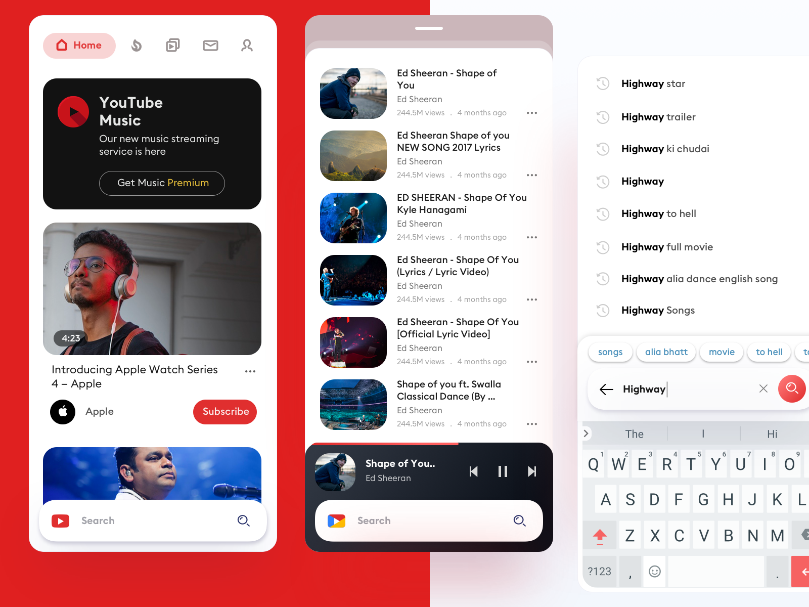 YouTube Redesign Concept by Hogoco® | Studio - hi@hogoco.com on Dribbble