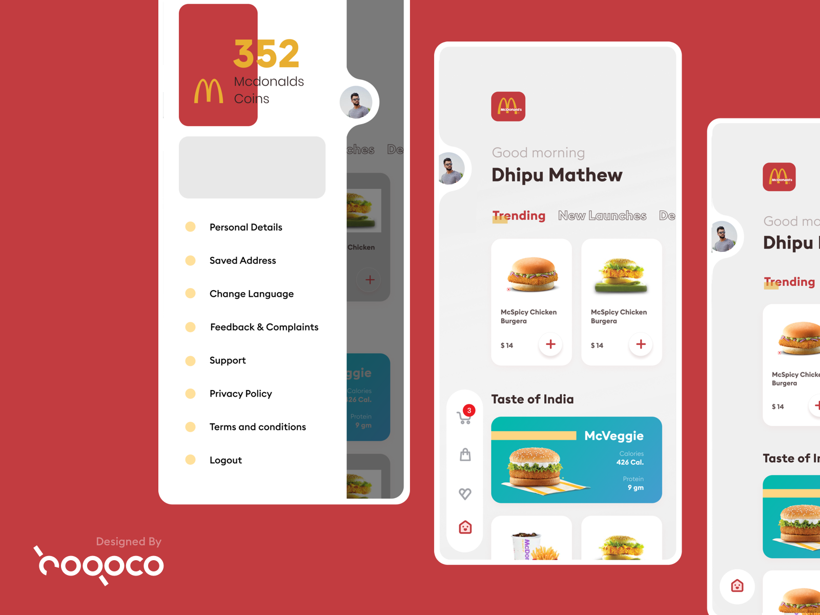 Mcdonalds Mobile App Concept by Hogoco® | Studio - hi@hogoco.com on ...