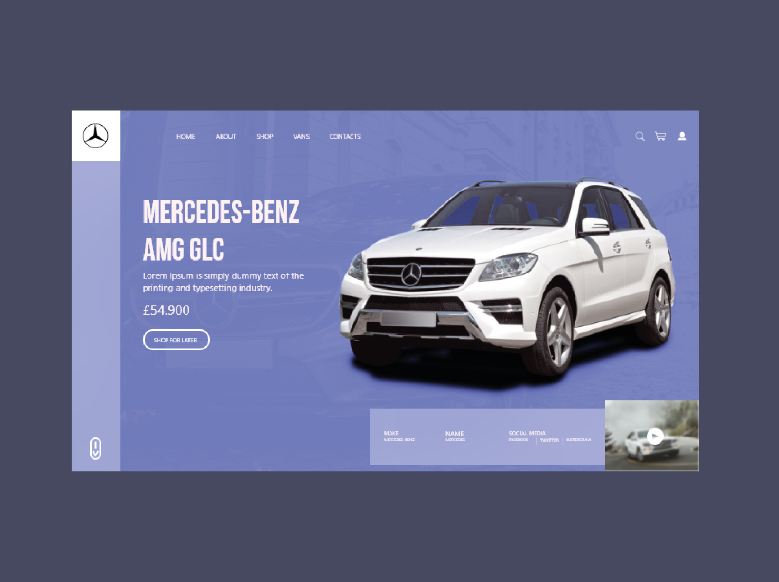 mercedes car ui design by Abdur-Rahman Manning on Dribbble