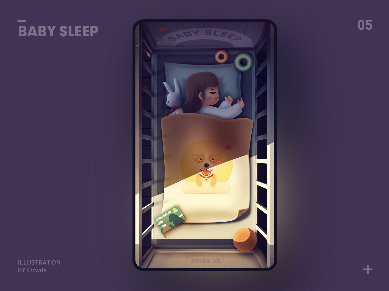 Baby sleep by Rw Studio on Dribbble