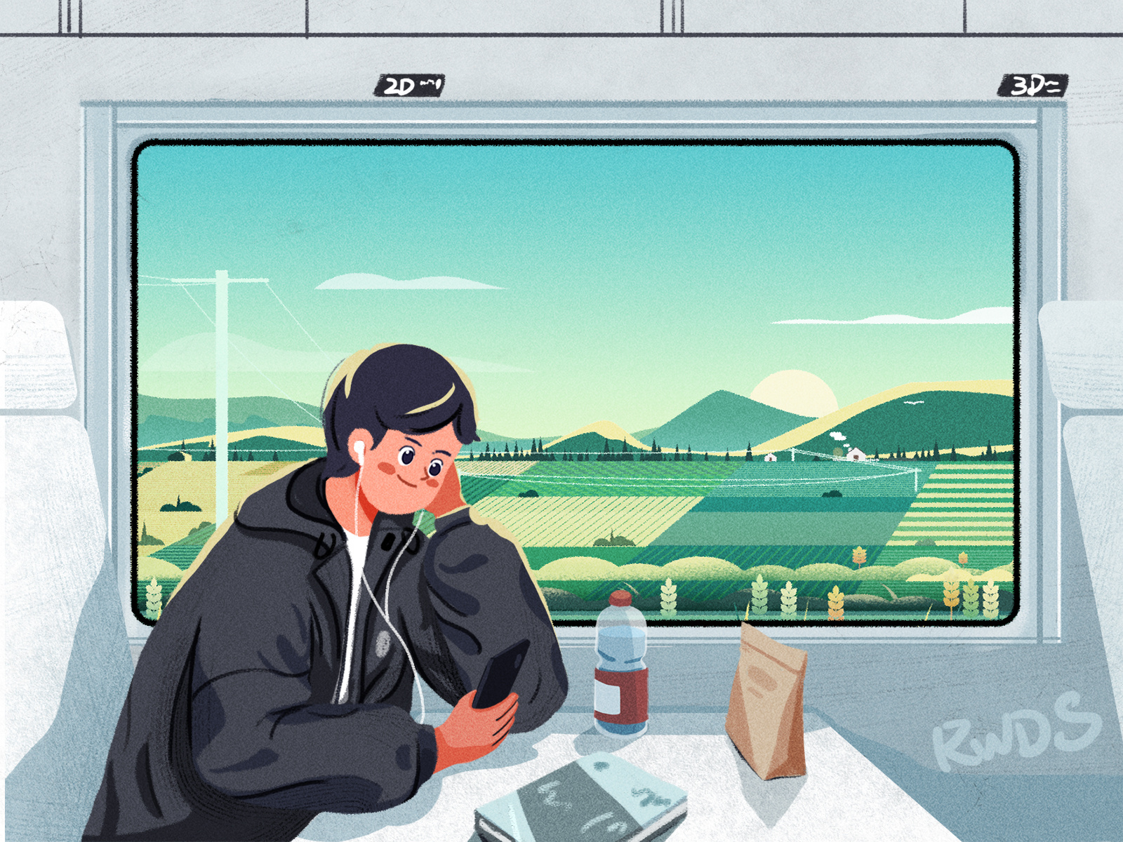Beautiful Illustration including people by Beyond Muse | Dribbble
