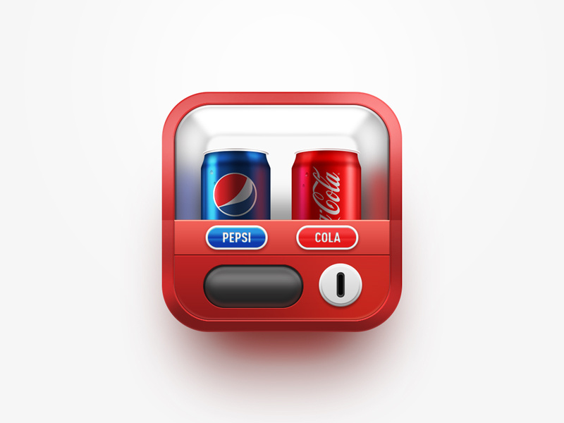 vending machine by Rw Studio on Dribbble