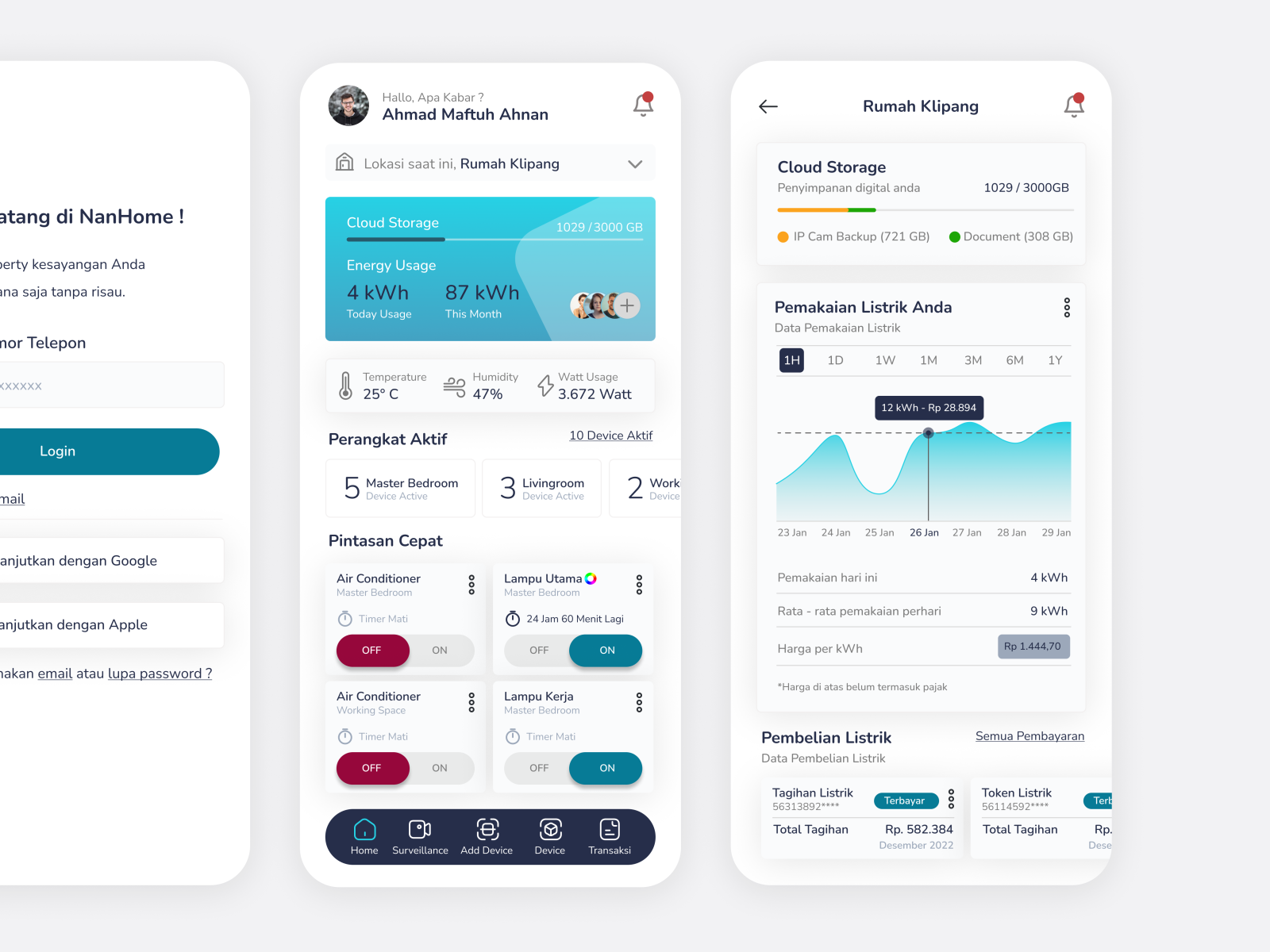 Nan Home UI Exploration - Internet of things by Ahmad Maftuh Ahnan on ...