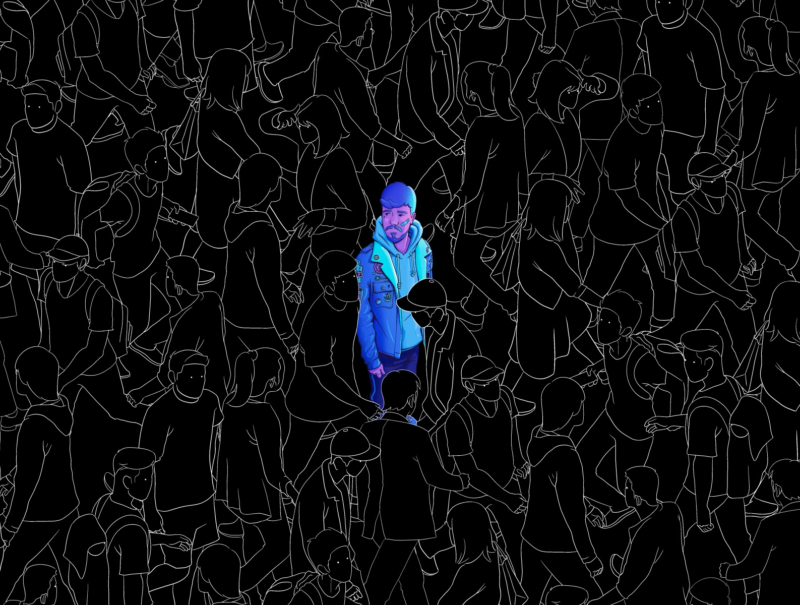 Loneliness by Paolo Pessot on Dribbble