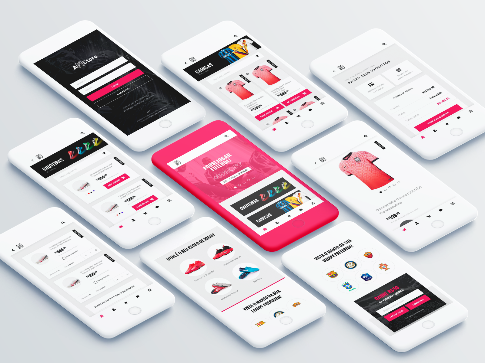 Mockup Isometric - App AN Store by Athos Neves on Dribbble
