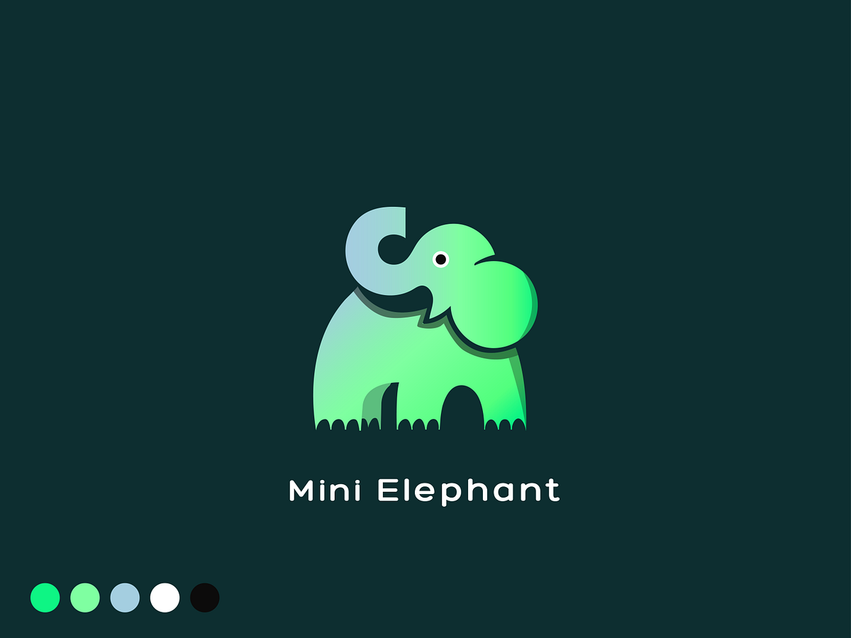 Elephant Stylish Logo Designs Themes Templates And Downloadable