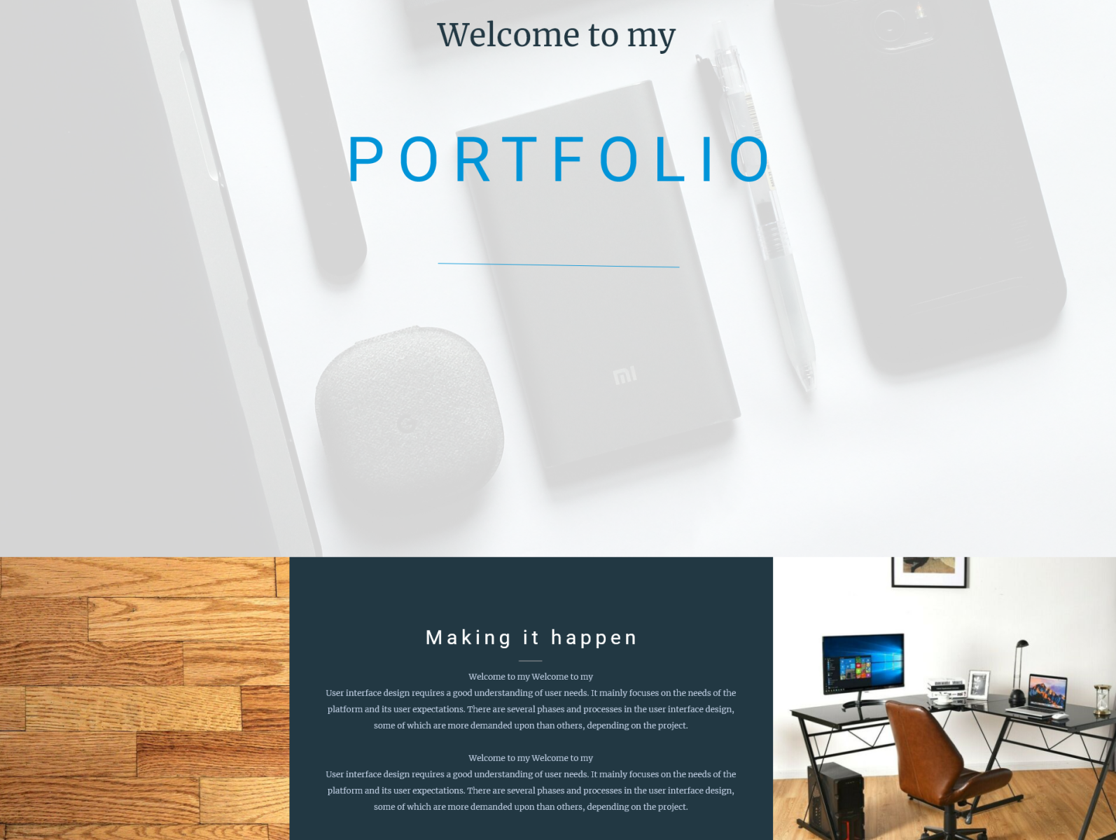 web page by Abdus Salam on Dribbble