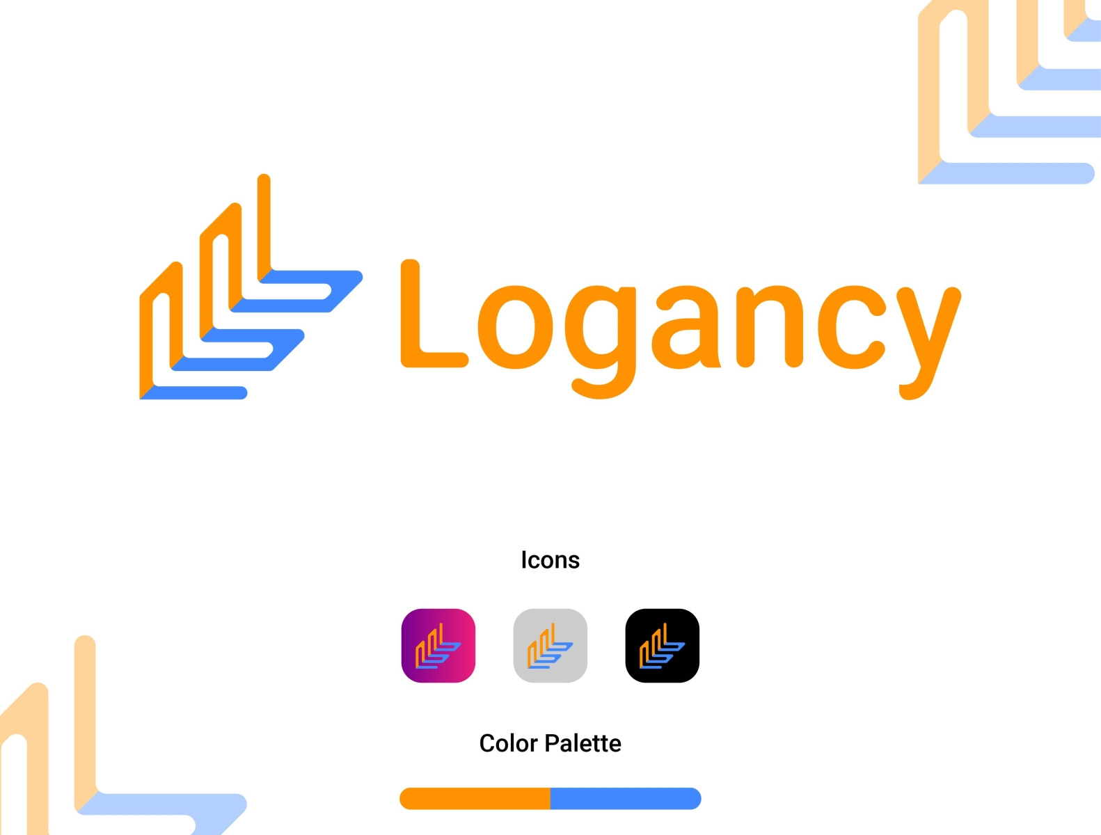 Logancy Logo by Omar Faruk on Dribbble