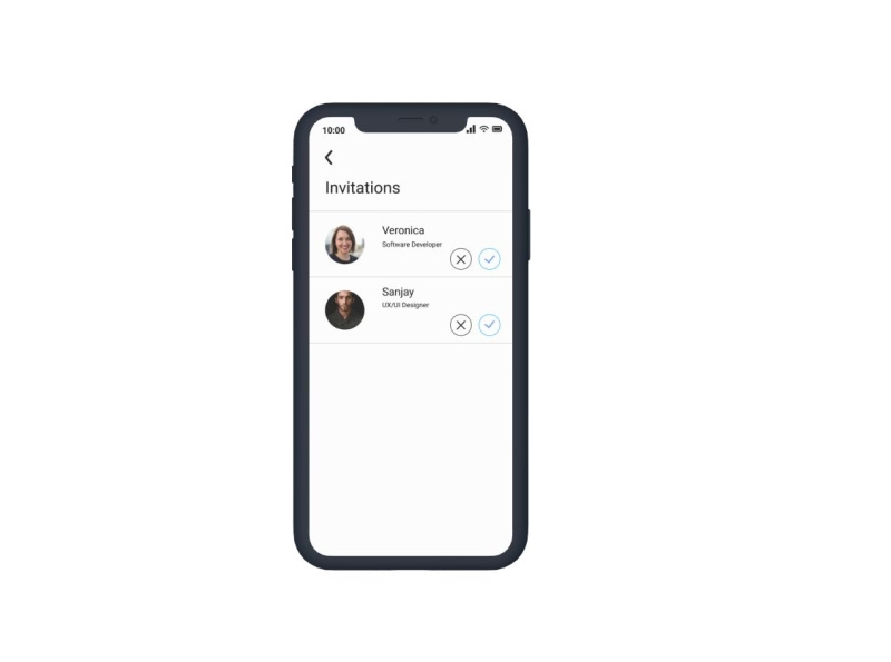 Invitations UI by Preesh Tiwari on Dribbble