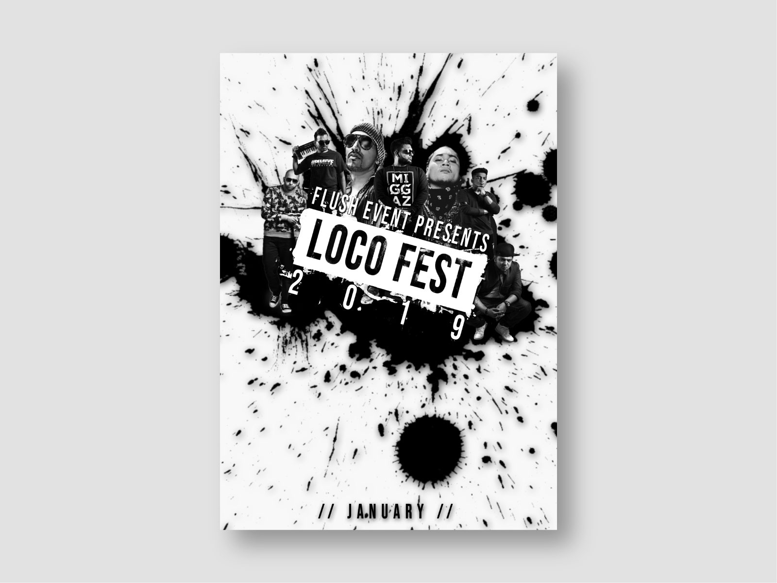 Loco Fest Event Poster by Hegaarooban on Dribbble