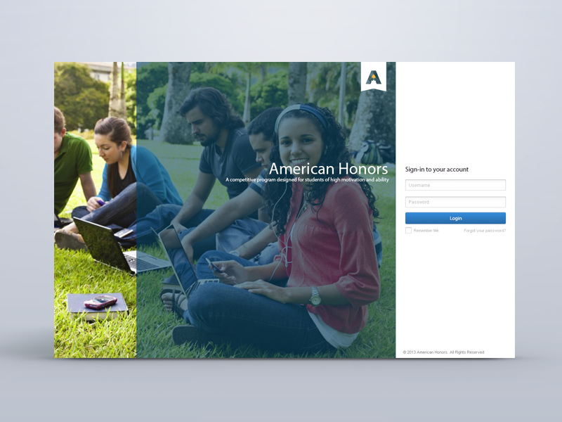 Quad AA Login by Edwin "Kay" Delgado on Dribbble
