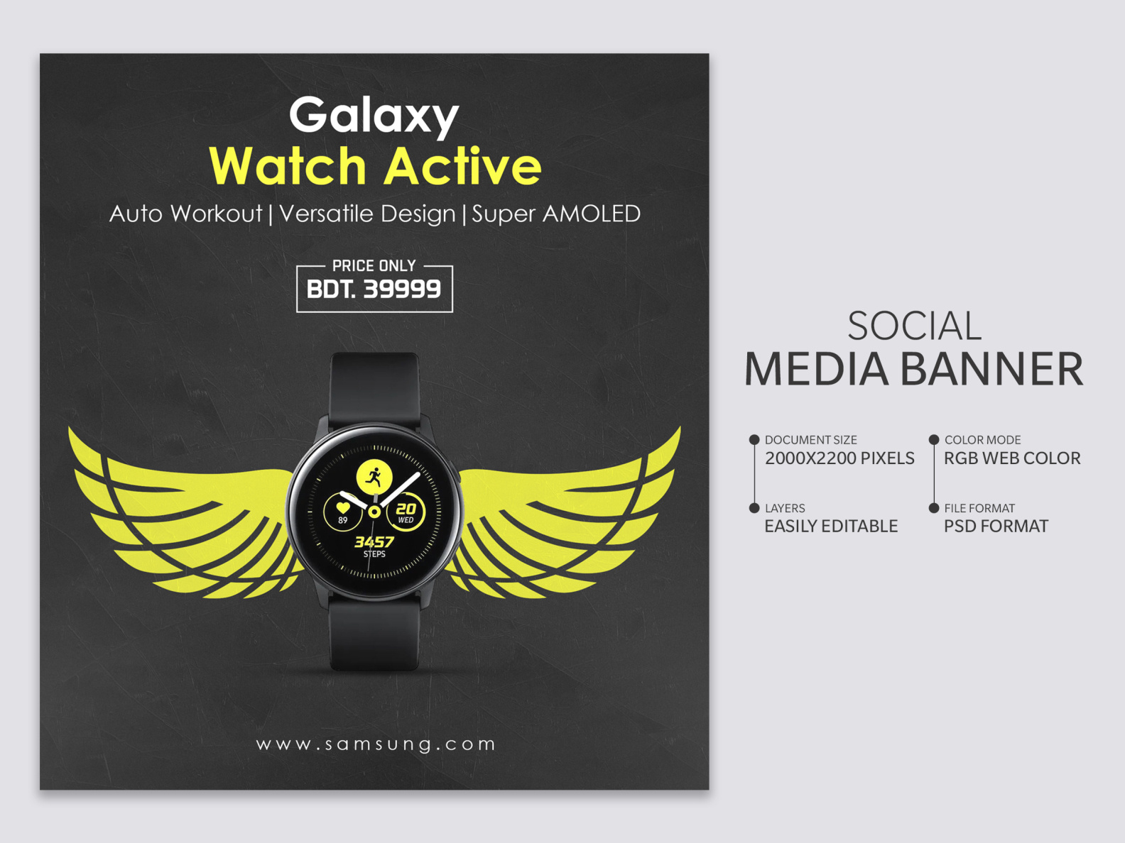 Watch social media banner design by Sadman Suba Ahin on Dribbble
