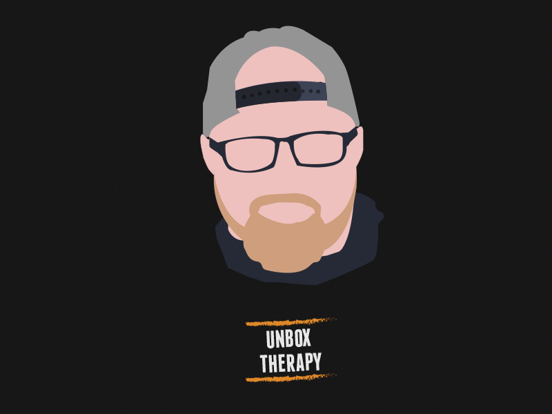 Unbox Therapy vector portrait by Rahul P on Dribbble