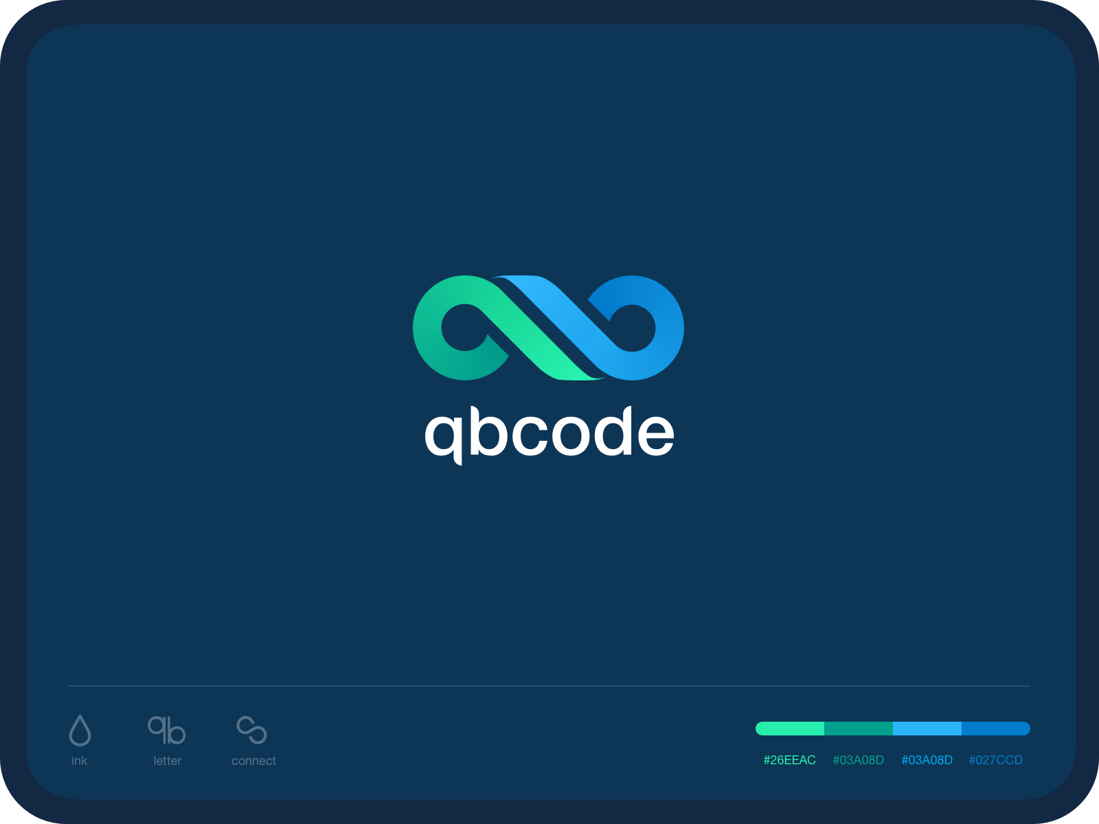 qbcode公司 logo by Mingle on Dribbble