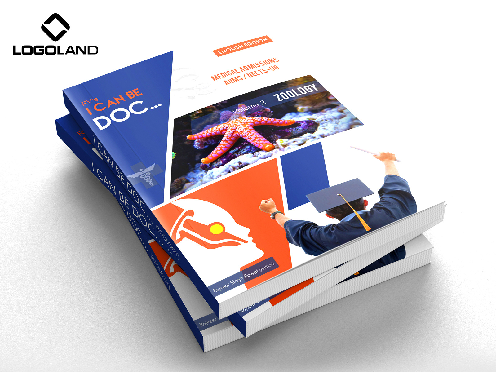 Book Cover Designed By LOGOLAND by LOGOLAND on Dribbble