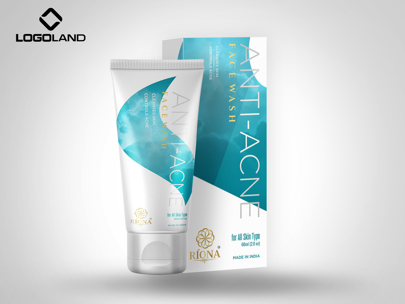 Riona Facewash Tube Inner and Outer Designed By LOGOLAND by LOGOLAND on ...