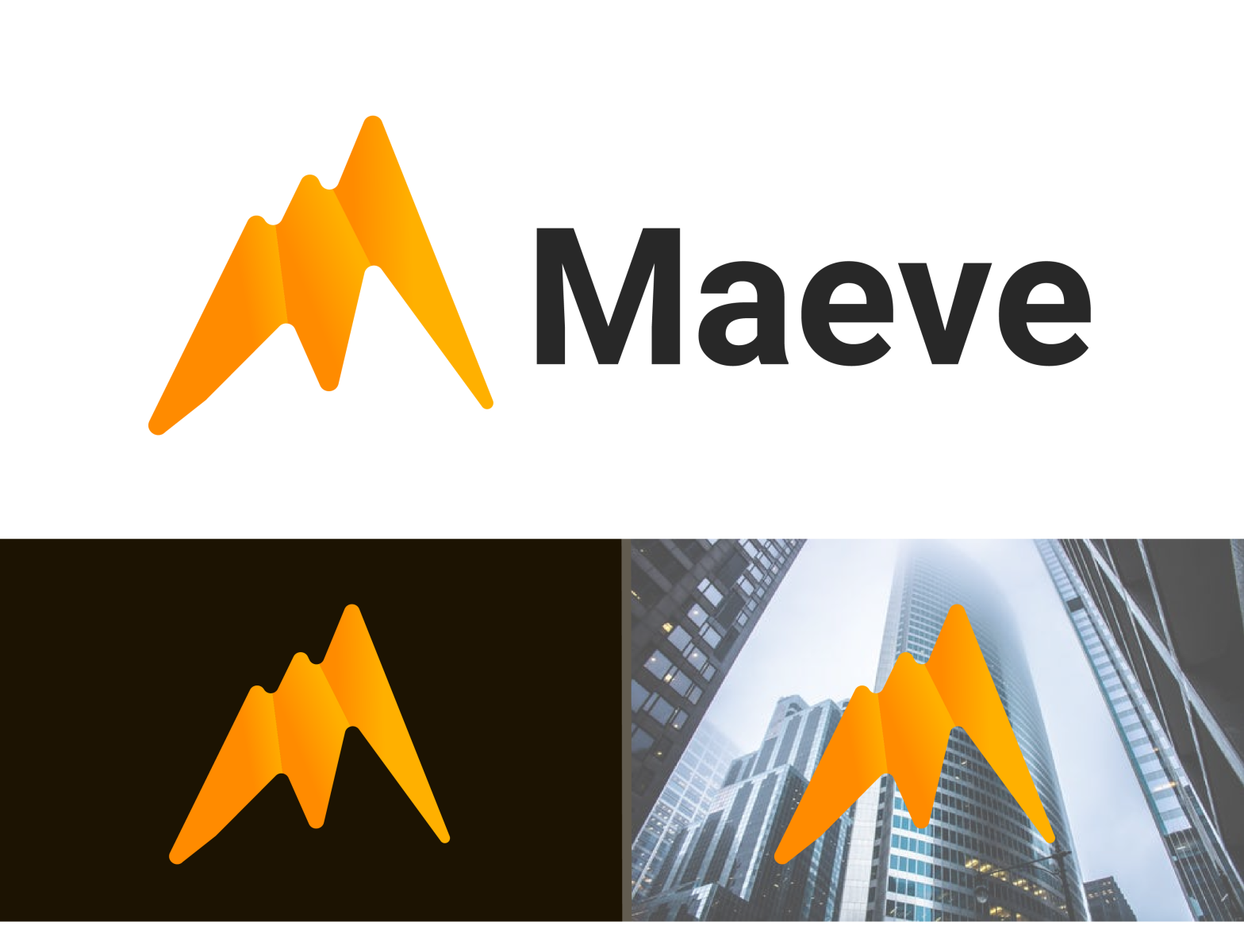 Maeve,M-logo by Rahat Hossain on Dribbble