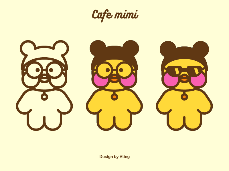 Cafe mimi 2 by Vting on Dribbble