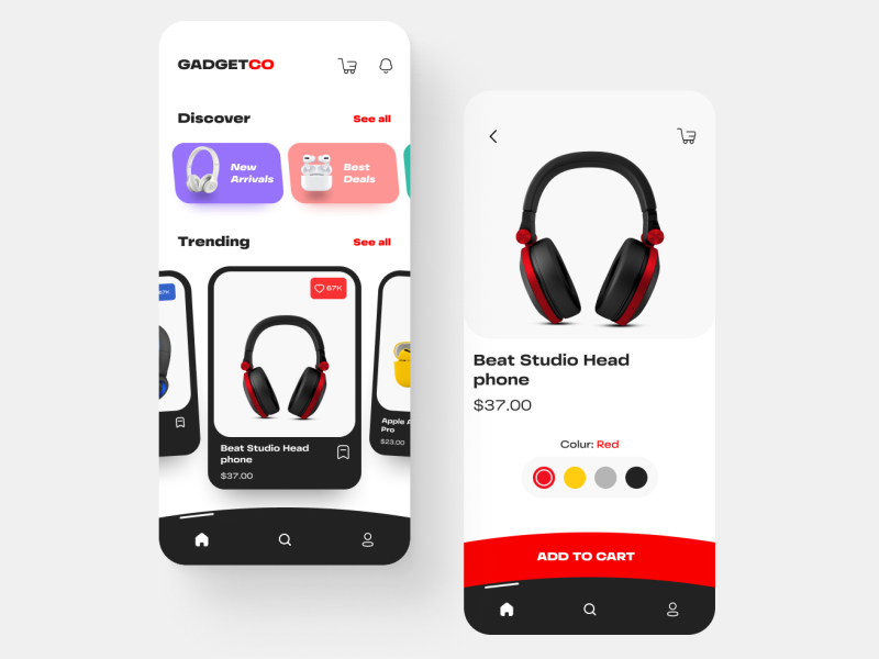 Gadgets Store App Ui Design Concept By Steve Salihu On Dribbble