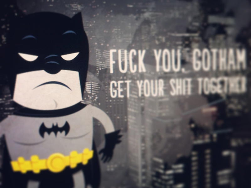 Sunday Batman by Emiliano Quintana on Dribbble