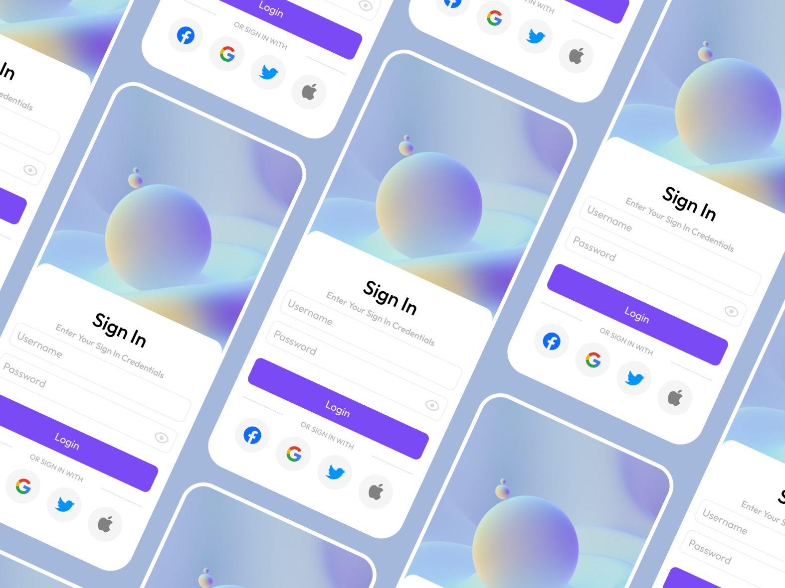 App Sign in Page by Suraj Pokhrel on Dribbble