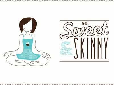 Go Sweet & Skinny Logo by Eva Darron on Dribbble
