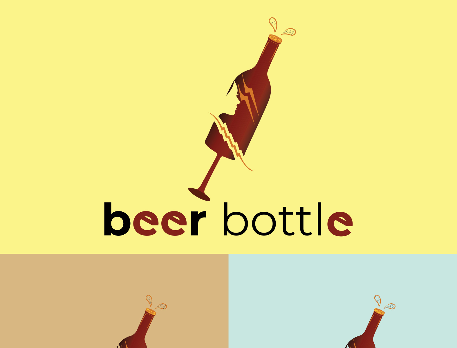 beer logo by Rashel Mahmud on Dribbble