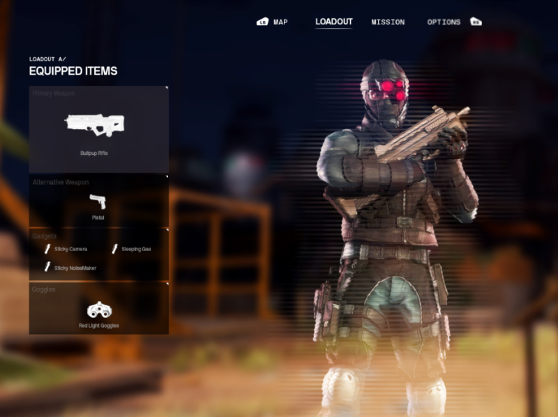 Splinter Cell: Blacklist - Loadout Menu Redesign by Queenie on Dribbble