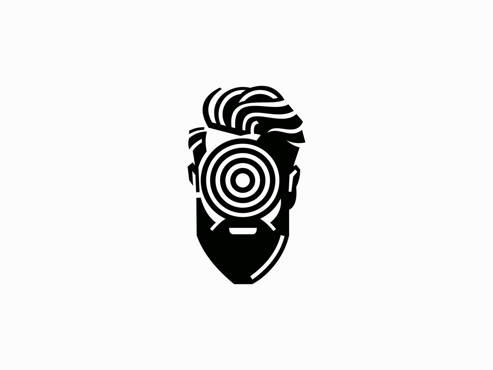 Hypnotized Man Logo by Lucian Radu on Dribbble
