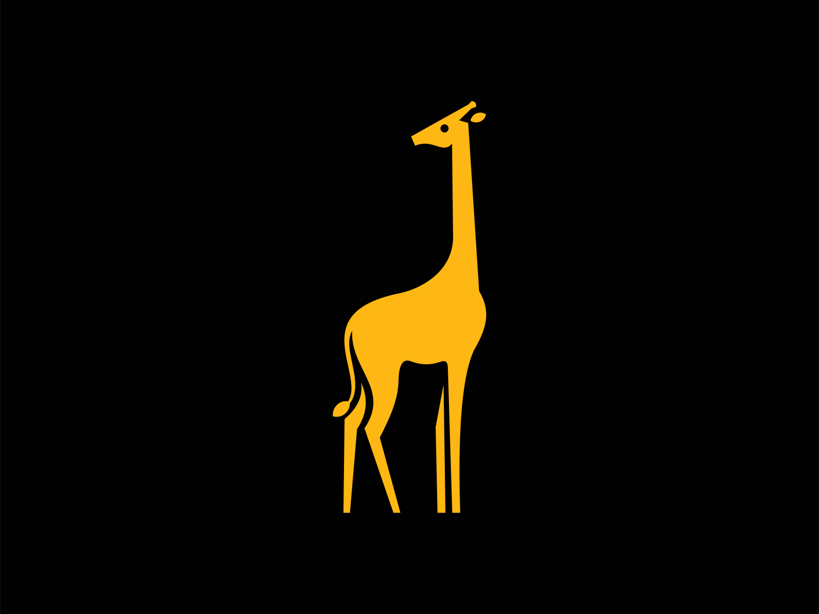 Giraffe Logo by Lucian Radu on Dribbble