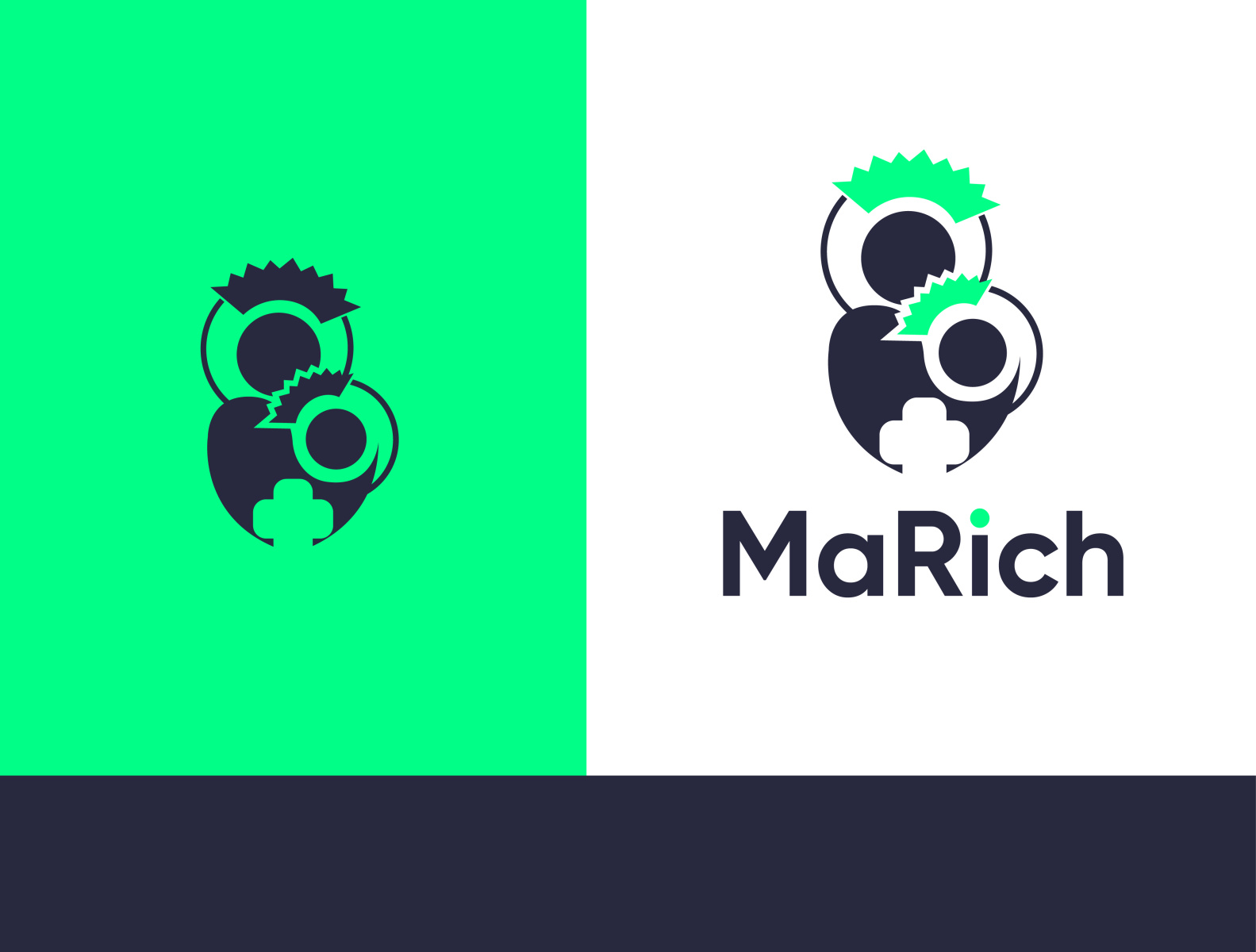 MaRich Logo by Brian Omoruyi on Dribbble