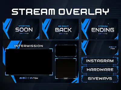 Streamlabs Overlay designs, themes, templates and downloadable graphic ...