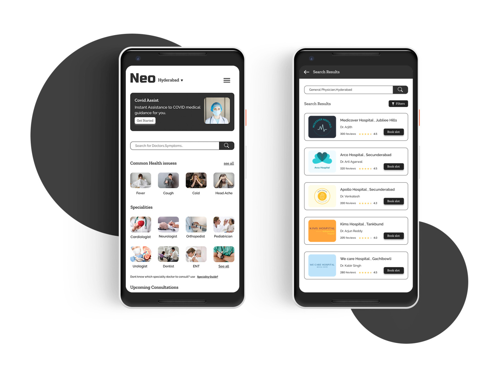 Doctor Appointment Booking App - Neo by Tekumalla Sunil Kumar on Dribbble