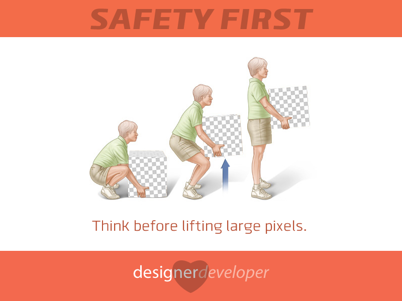 Think Before Lifting Large Pixels. by Alan Houser on Dribbble