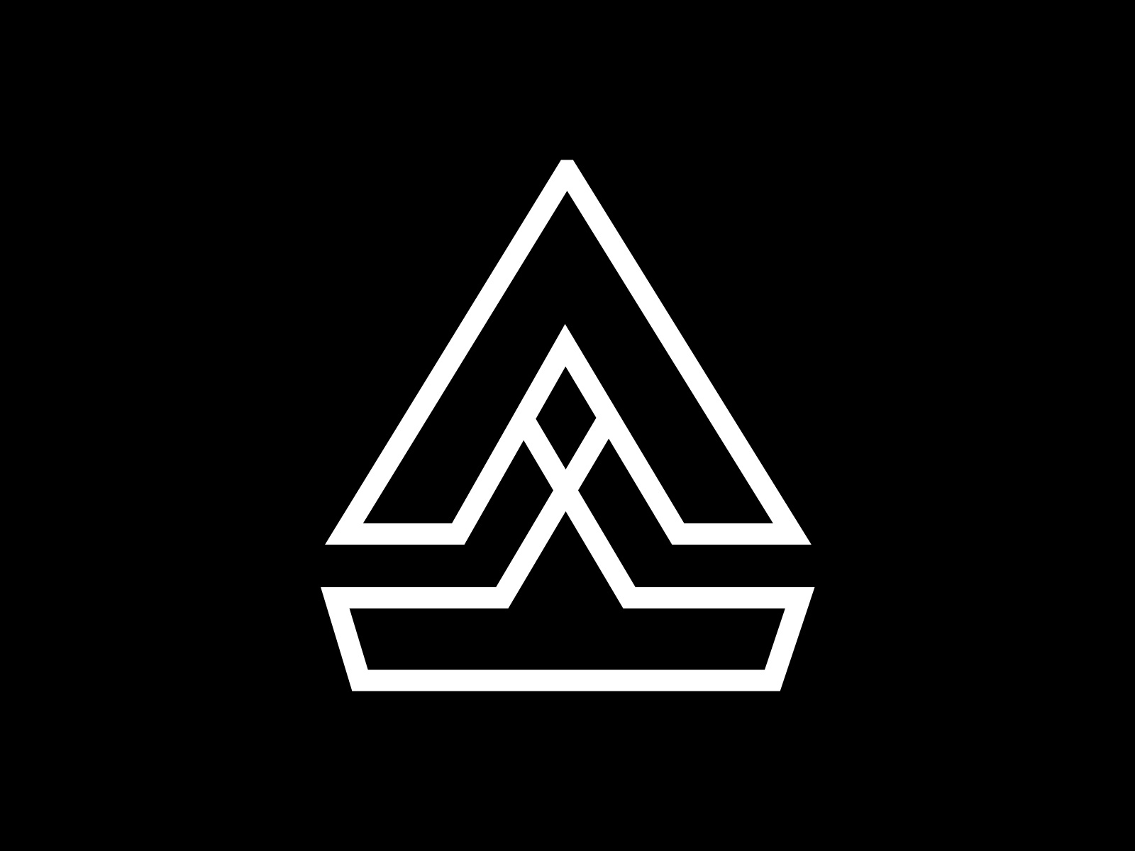 Geometric Letter A by Graph D on Dribbble