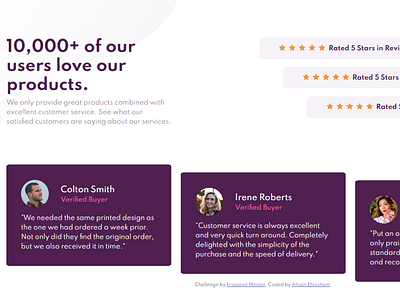 Social Proof Section by Ahsan Ehtesham on Dribbble