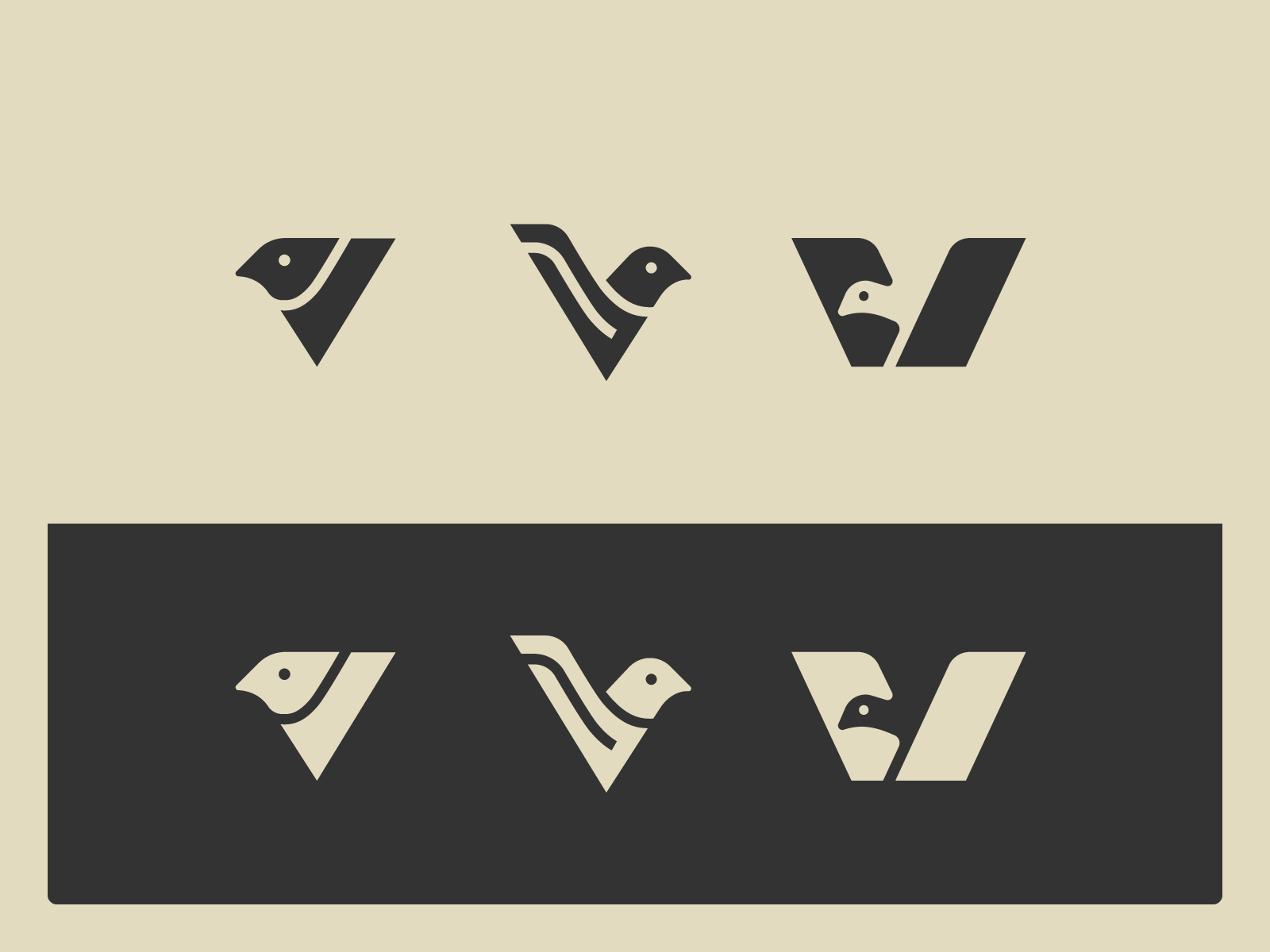V+Bird mark [wip] by Jurriën Vrijsen on Dribbble