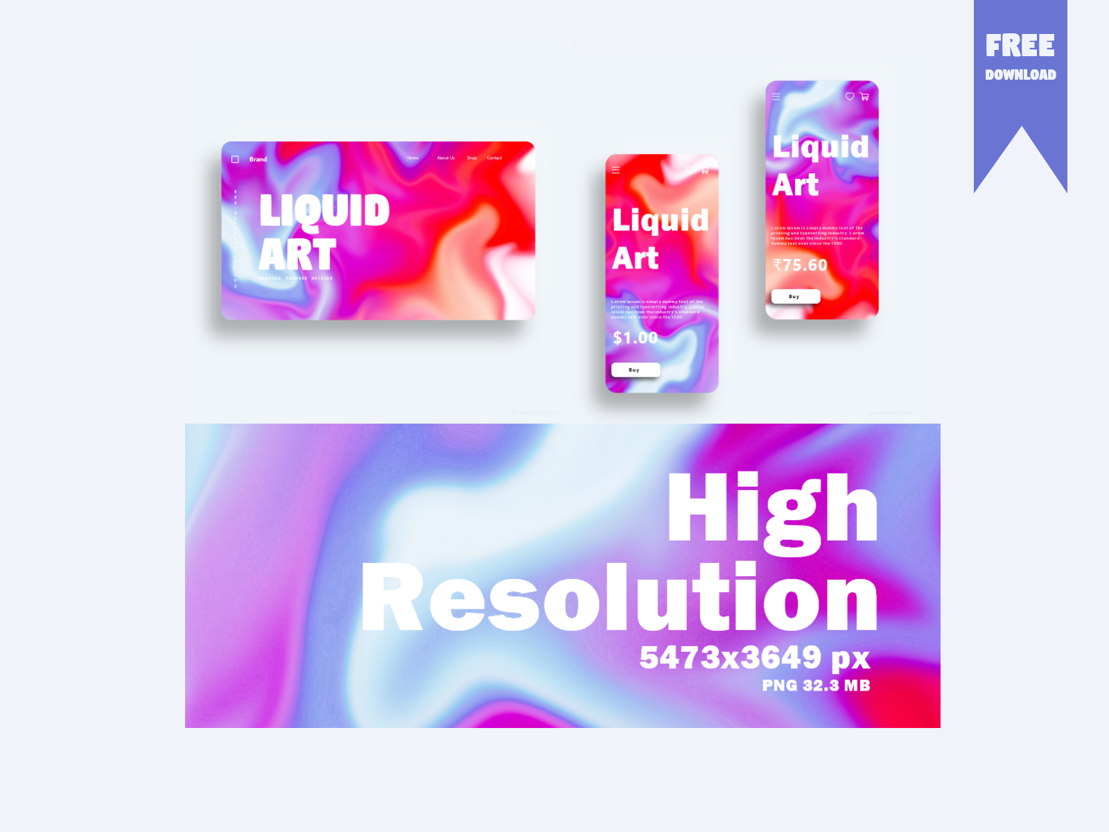 Free Digital Liquid Art by aniket kalbate on Dribbble