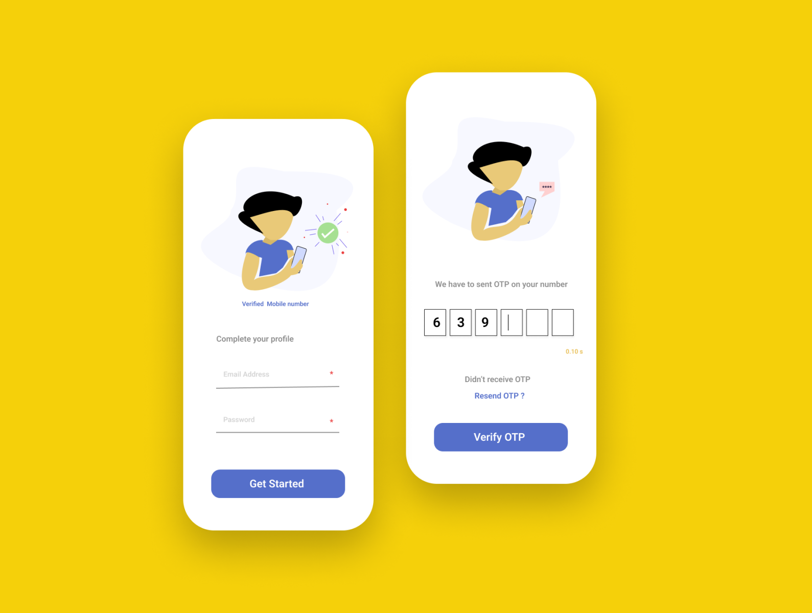 OTP verification by ArtsofSaravanan on Dribbble