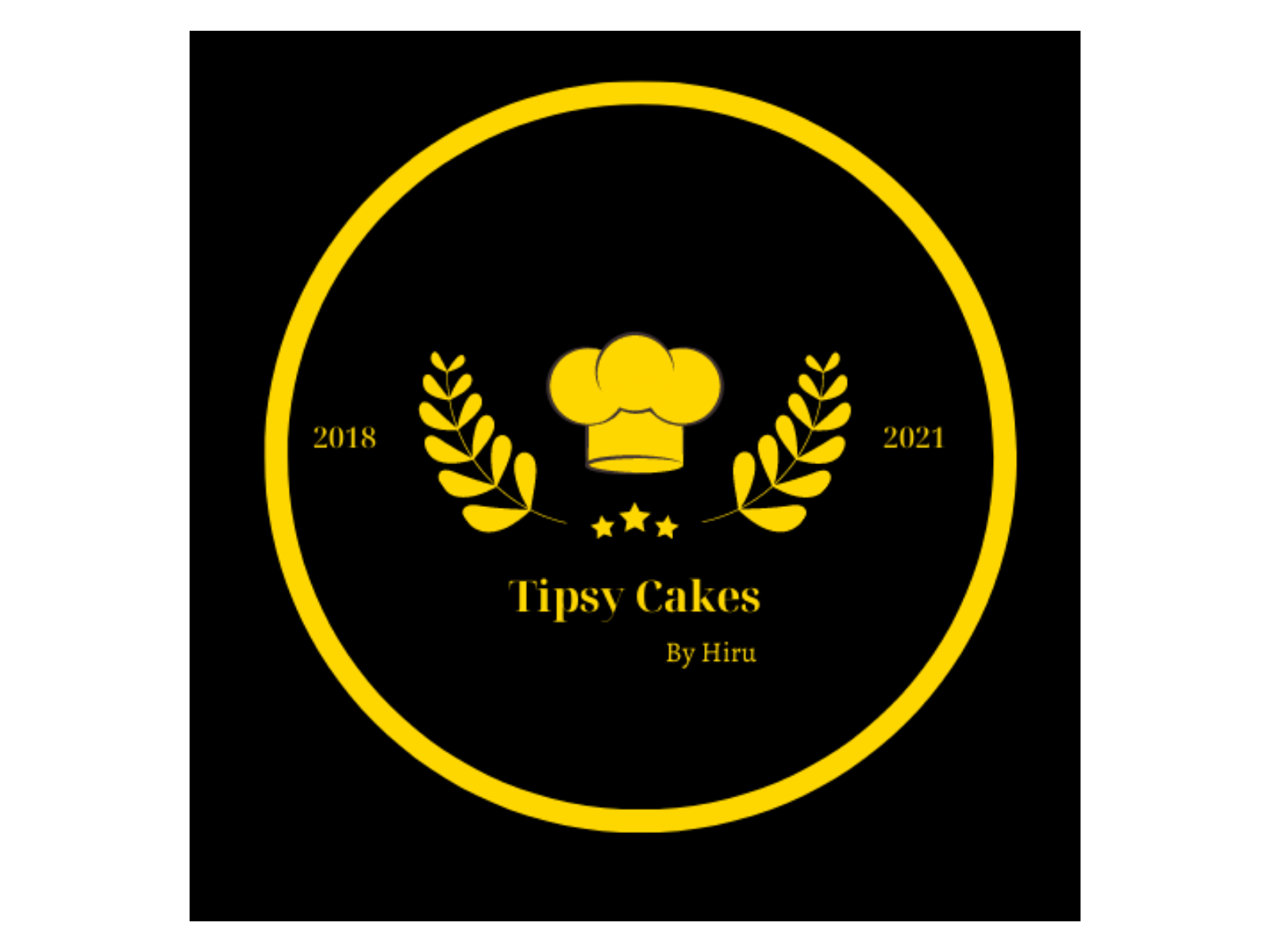 Tipsy cakes logo design by Lihini Jinanjalie on Dribbble