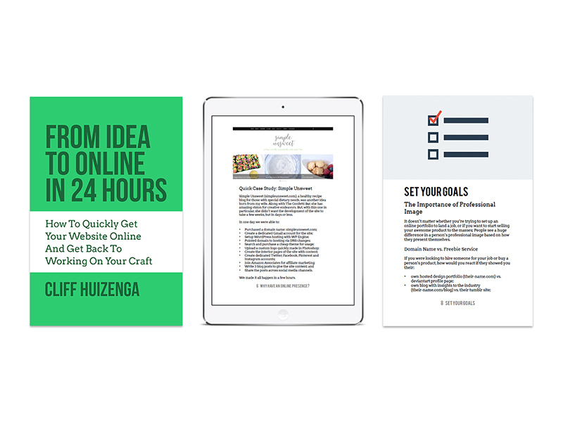 From Idea To Online In 24 Hours by Cliff Huizenga on Dribbble