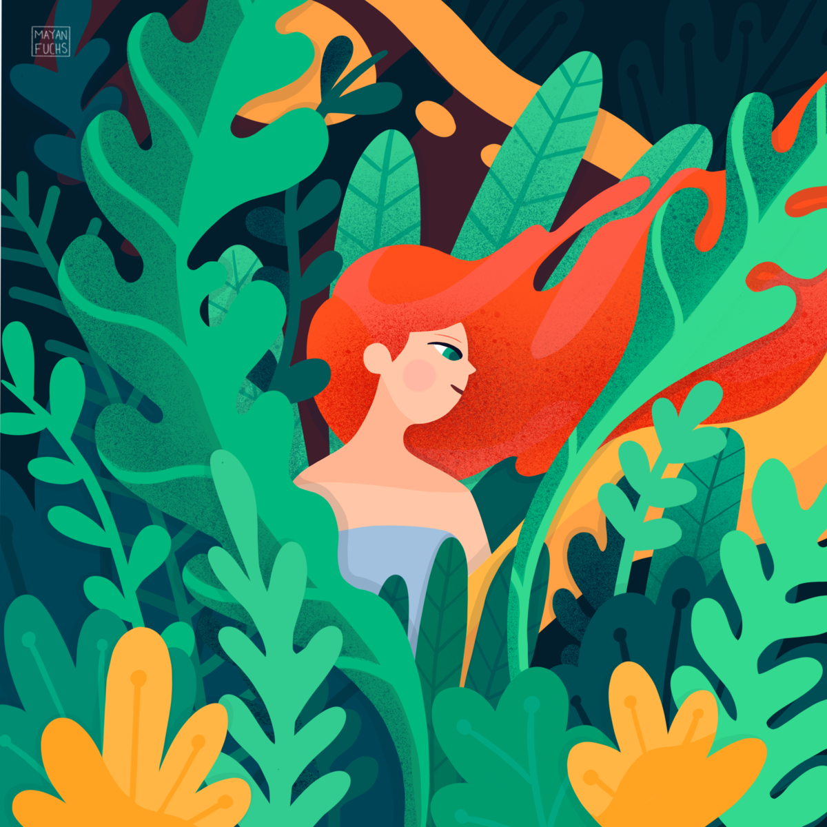 Mermaid by Mayan Fuchs on Dribbble