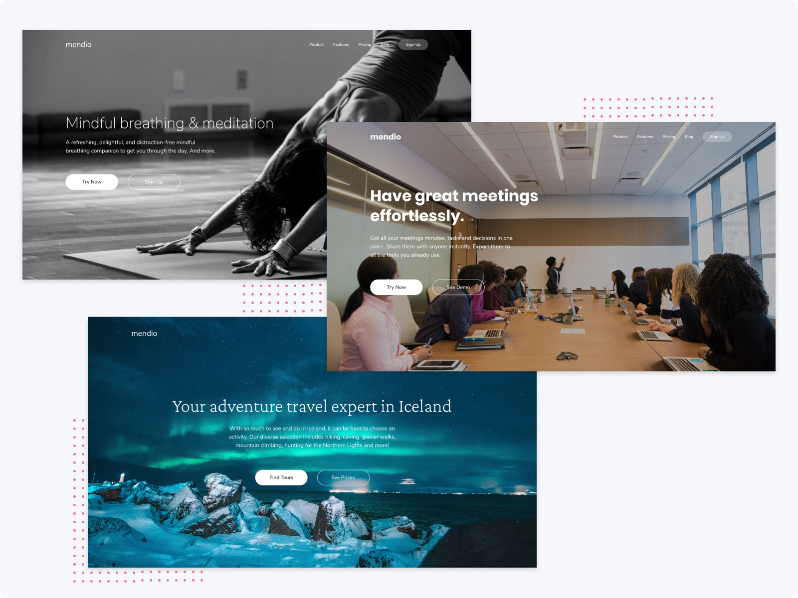 Hero Sections by David Unoarumhi on Dribbble