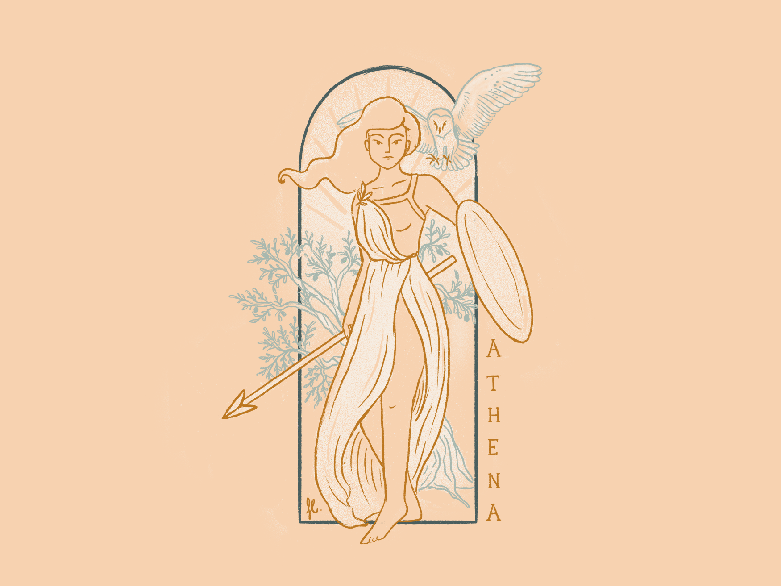 Athena by Flavia Mar on Dribbble