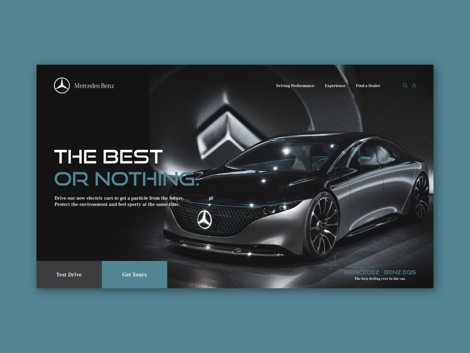 Concept Mercedez-Benz Page by Arnold Naci on Dribbble